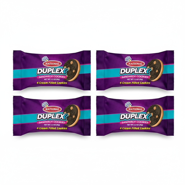 National Duplex Sandwich Cookies 100g - Chocolate & Vanilla Caribbean ...