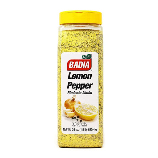 Badia Lemon Pepper 184.3g | Classic Citrus Pepper Seasoning – The ...
