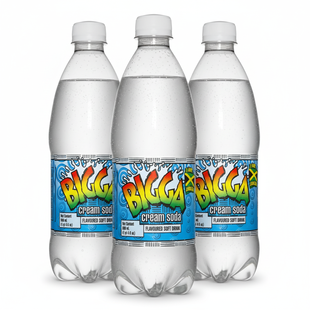 Bigga Cream Soda 600ml | Authentic Caribbean Vanilla Soft Drink – The ...