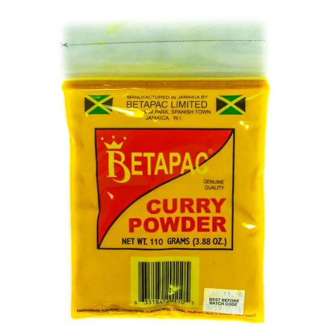 Betapac Jamaican Curry Powder 110g | Authentic Caribbean Spice Blend ...